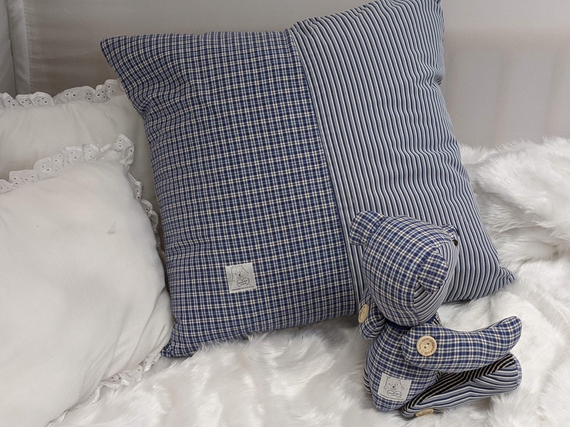 Memory Cushion Personalised Patch Pillow Keepsake Gift - Etsy UK