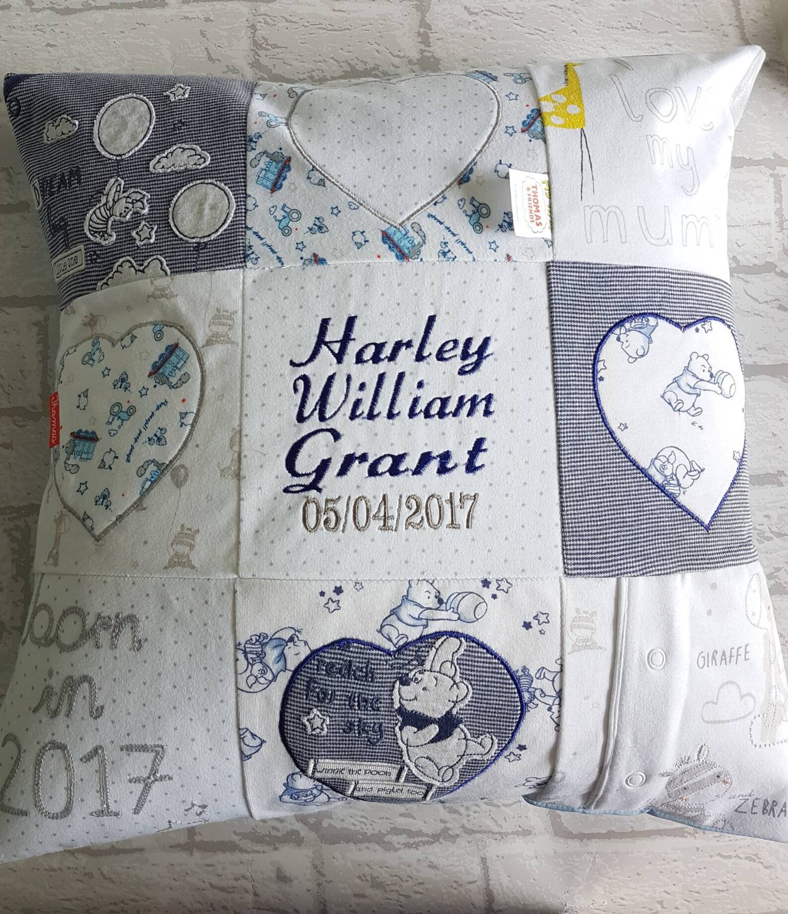 Memory cushion baby's first outfits memory pillow | Etsy