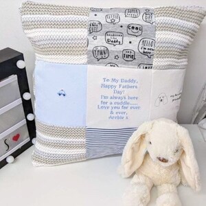 Dog Memory Pillow, Personalised Patchwork Pillow, Loved Ones, Pets ...