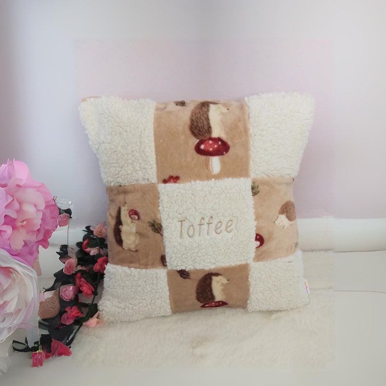Dog Memory Pillow, Personalised Patchwork Pillow, Loved Ones, Pets ...