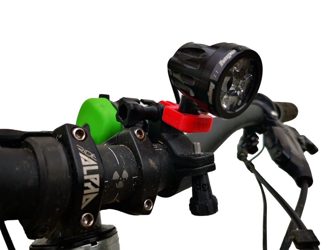 Handle Bar Light and Battery Mount - Etsy