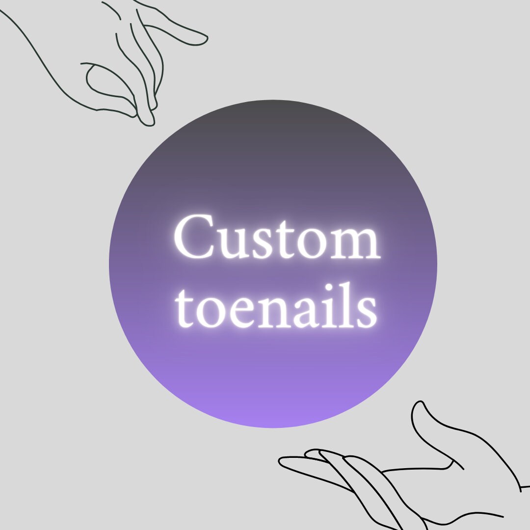 Custom Toe Nails Set, Press on Nails Toes, Press on Toe, Toe Nails - Etsy
