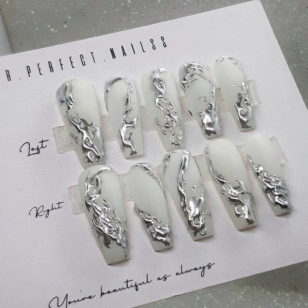 Y2k Nails Short - Etsy