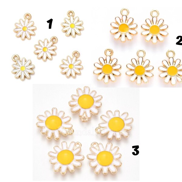 Daisy Charms - Etsy