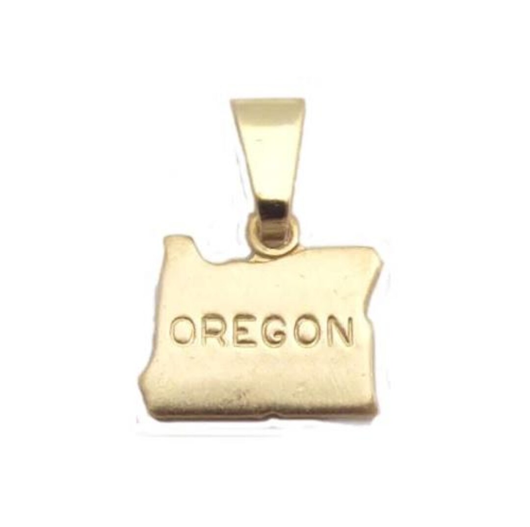 6 Oregon State Charms Brass or Silver - Etsy