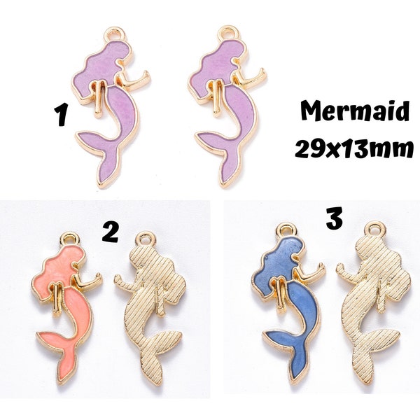 Mermaid Charms - Etsy