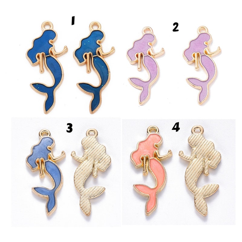 Mermaid Charms - Etsy