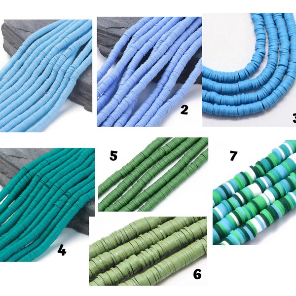 Flat Round Beads - Etsy