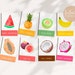 Fruit Flashcards, Flash Cards, 32 Montessori Learning Cards ...