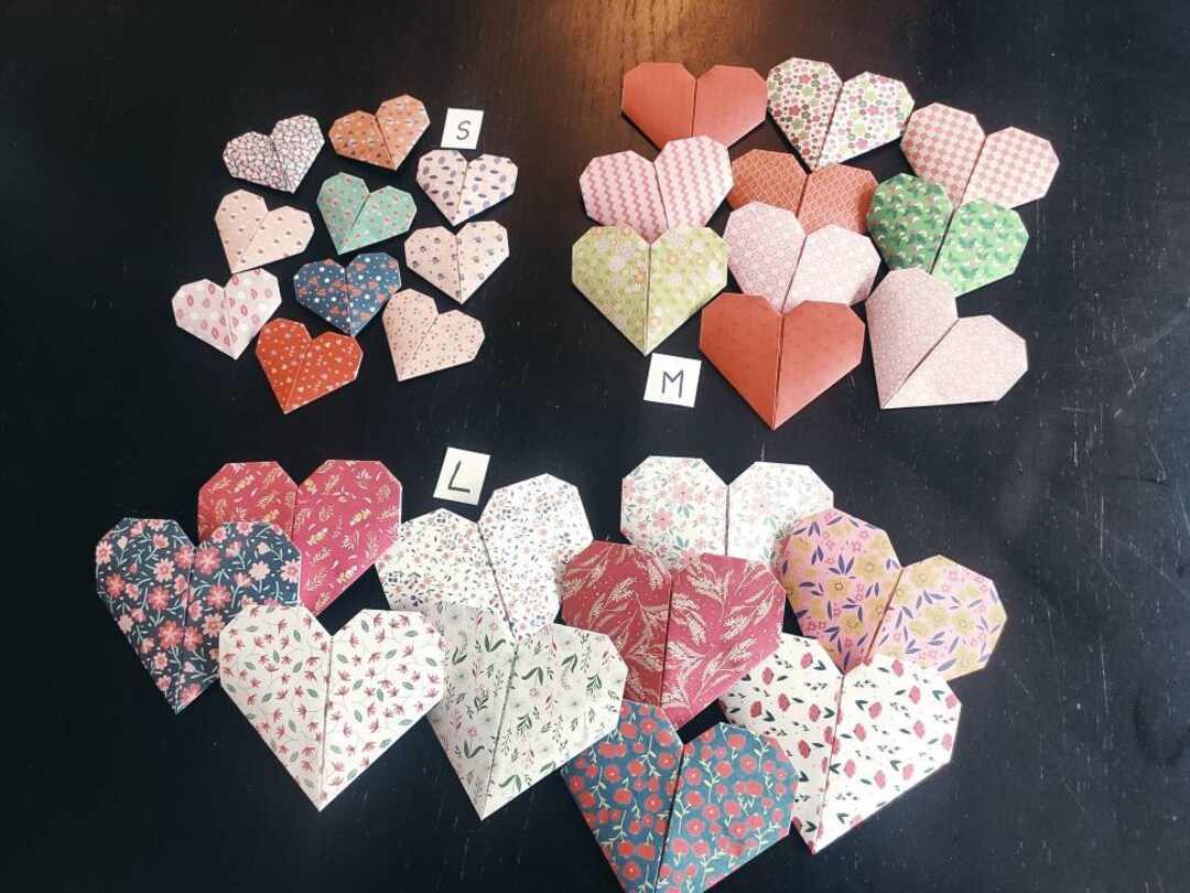 10 Origami Hearts for Valentine's Day to Celebrate Love for Example - Etsy