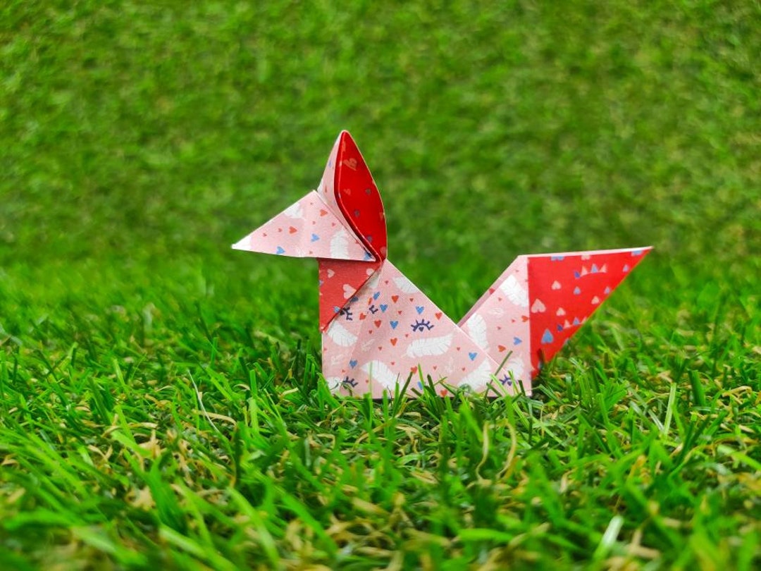 Handmade and Customizable Origami Fox - Etsy New Zealand