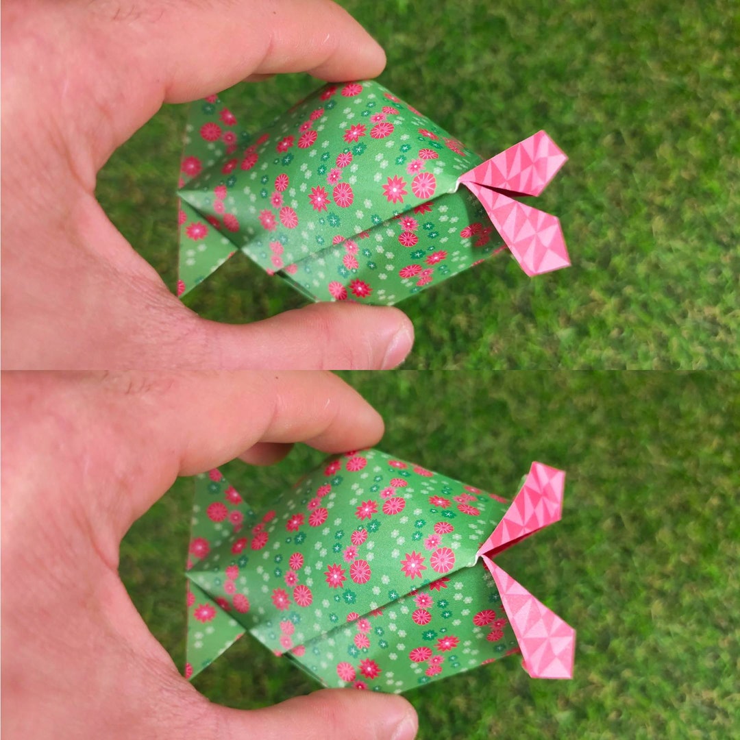 Customizable Handmade Origami Talking or Kissing Fish - Etsy