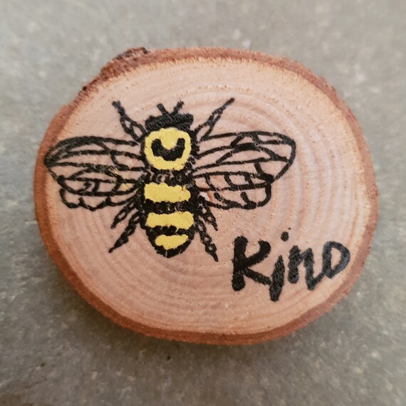 Bee Gift / Bee Badge / Pin Badge | Etsy