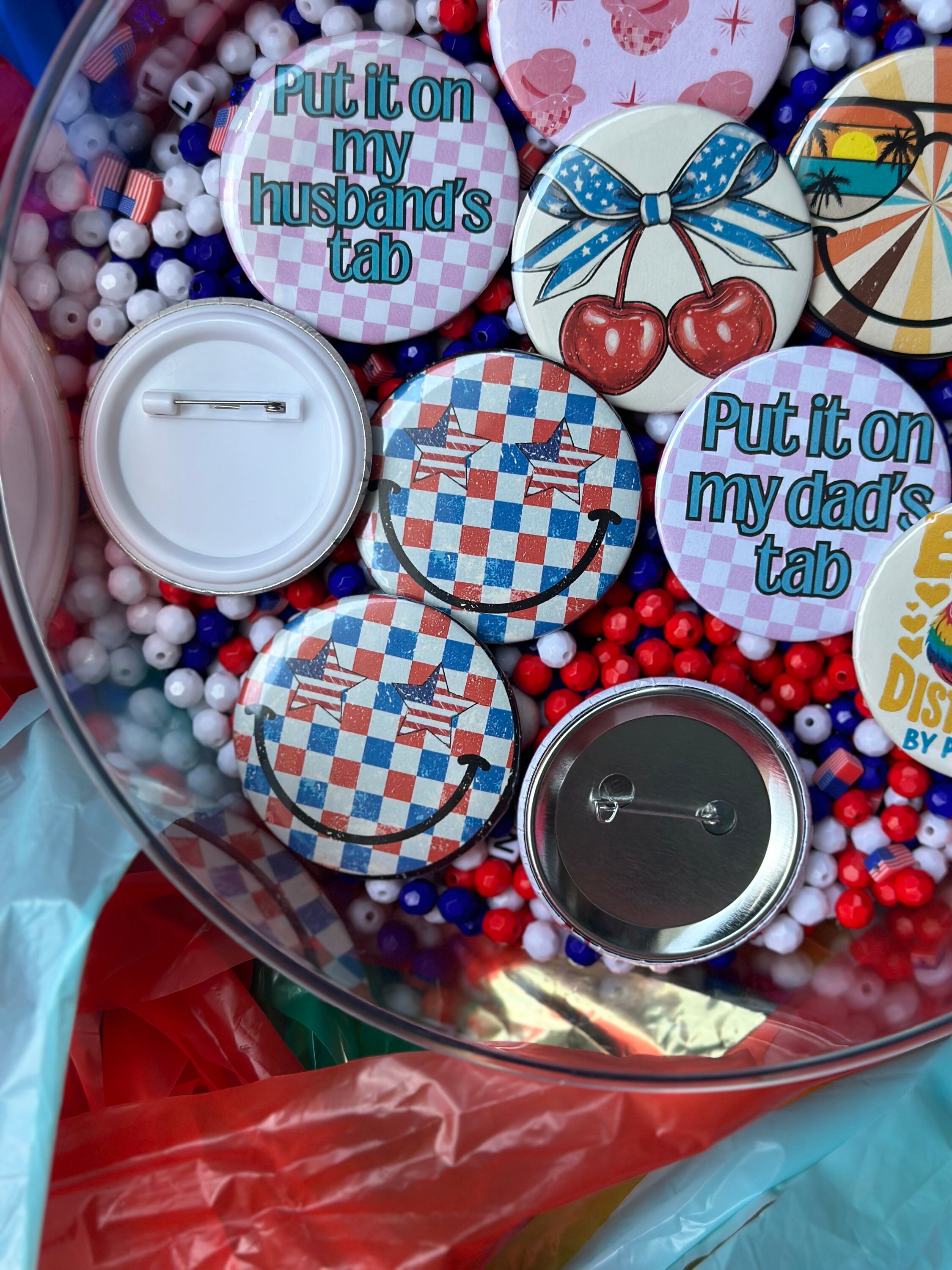 Custom Made 2.25 Buttons Accessories 20 Piece Set Use on Trucker Hats ...