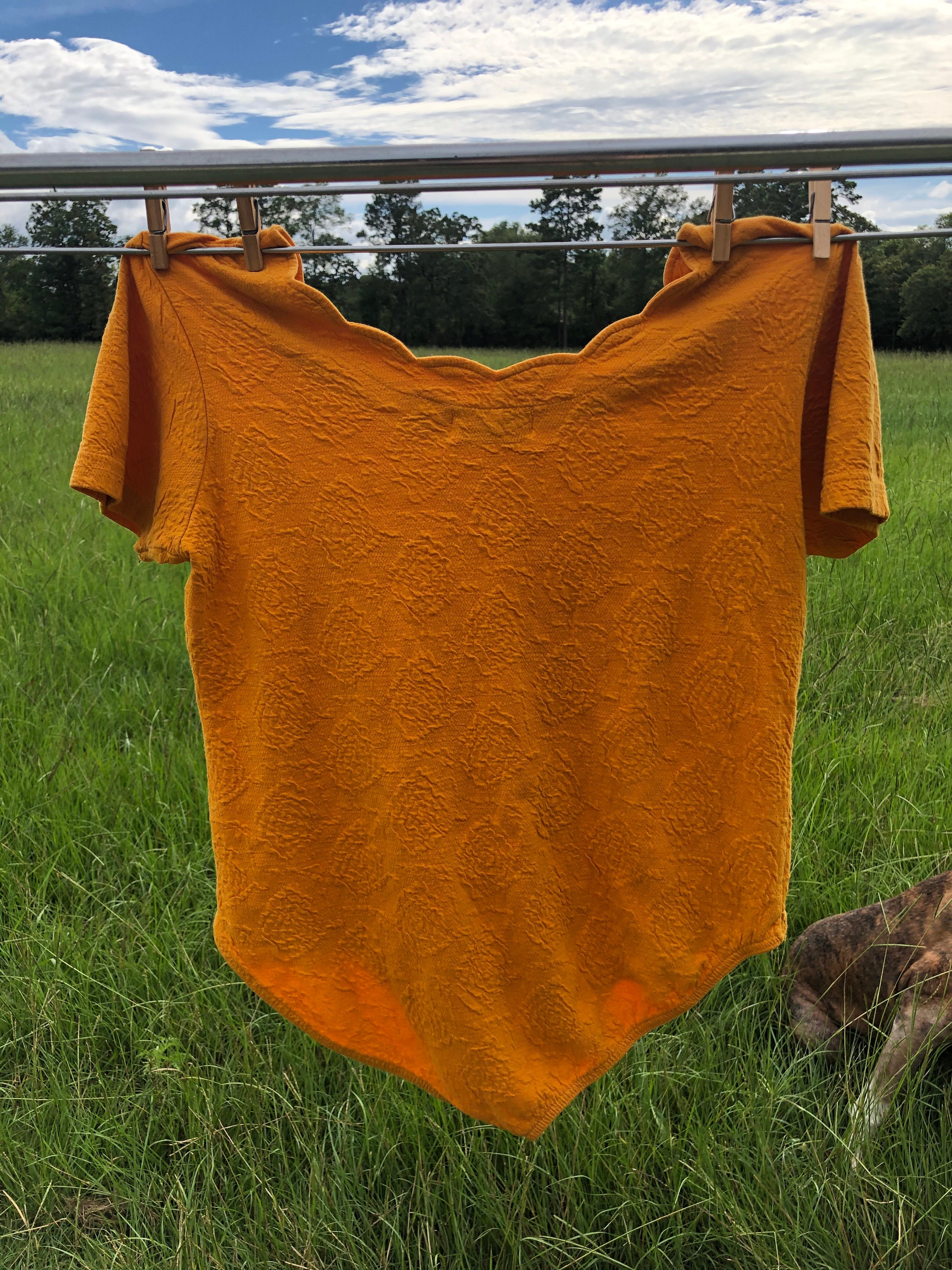 Diana Marco Mustard Vintage Bodysuit - Etsy