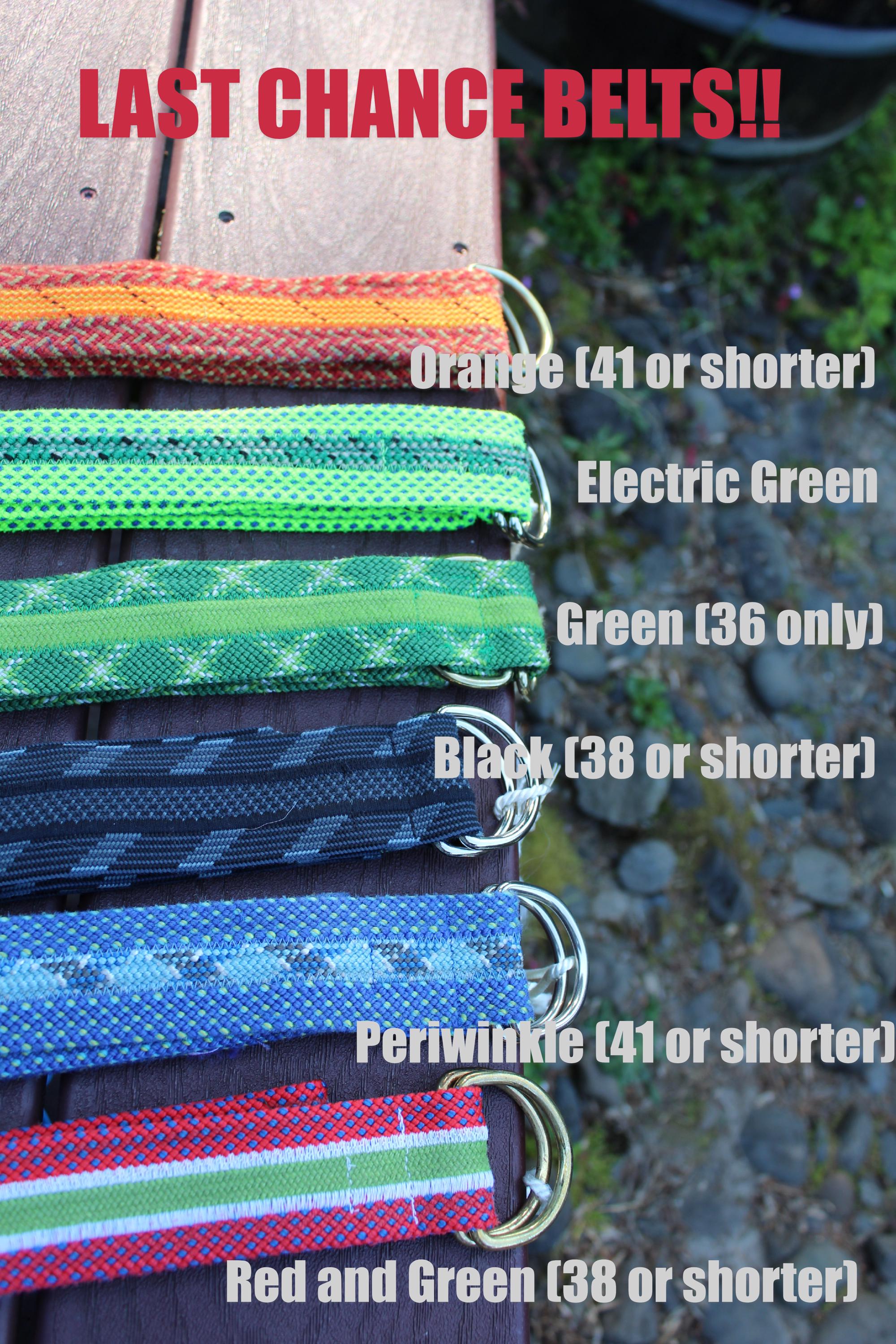 Retired Climbing Rope Belts 1.5" Wide - Etsy