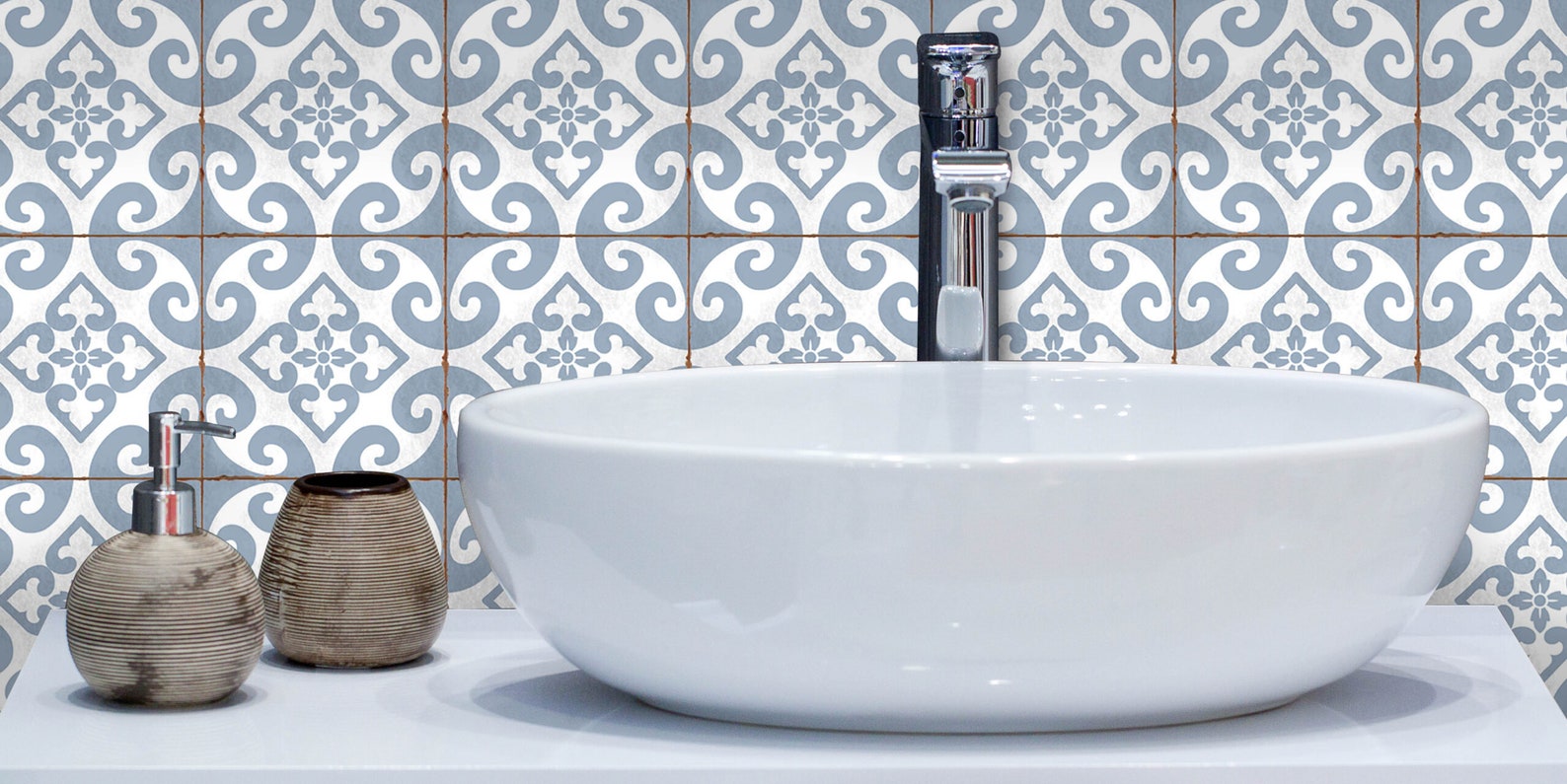 Design 5 Traditional Tile Transfers Stickers Wall Vintage - Etsy UK