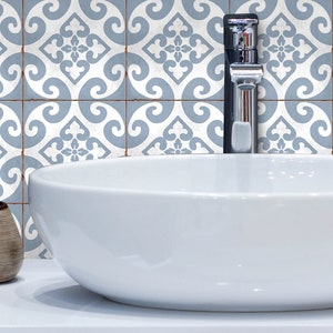 Design 5 Traditional Tile Transfers Stickers Wall Vintage Victorian ...