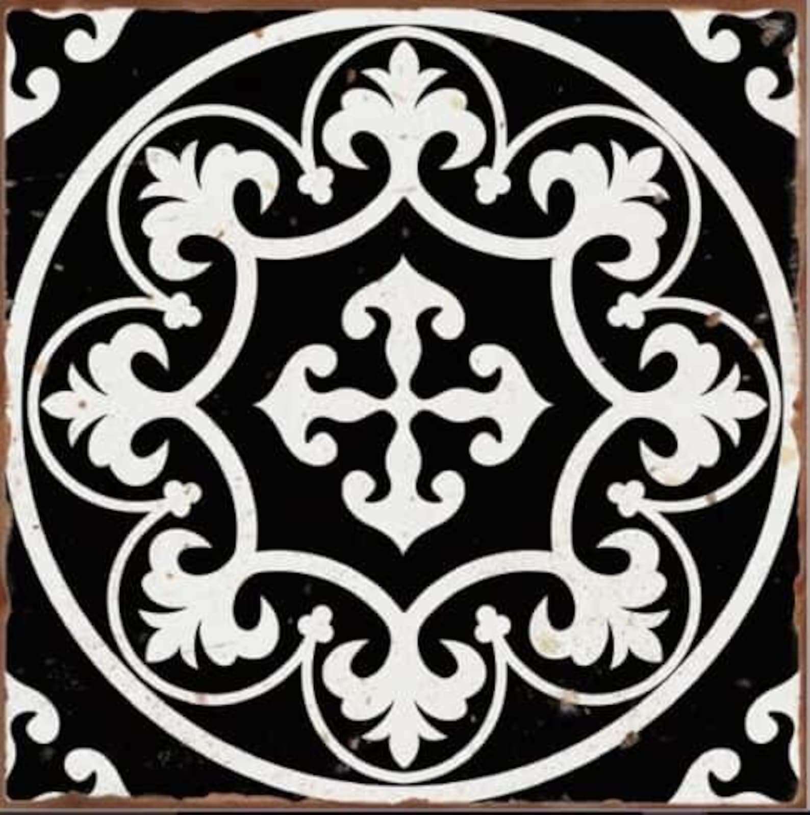 Design 7 Traditional Tile Transfers Stickers Wall Vintage Victorian ...