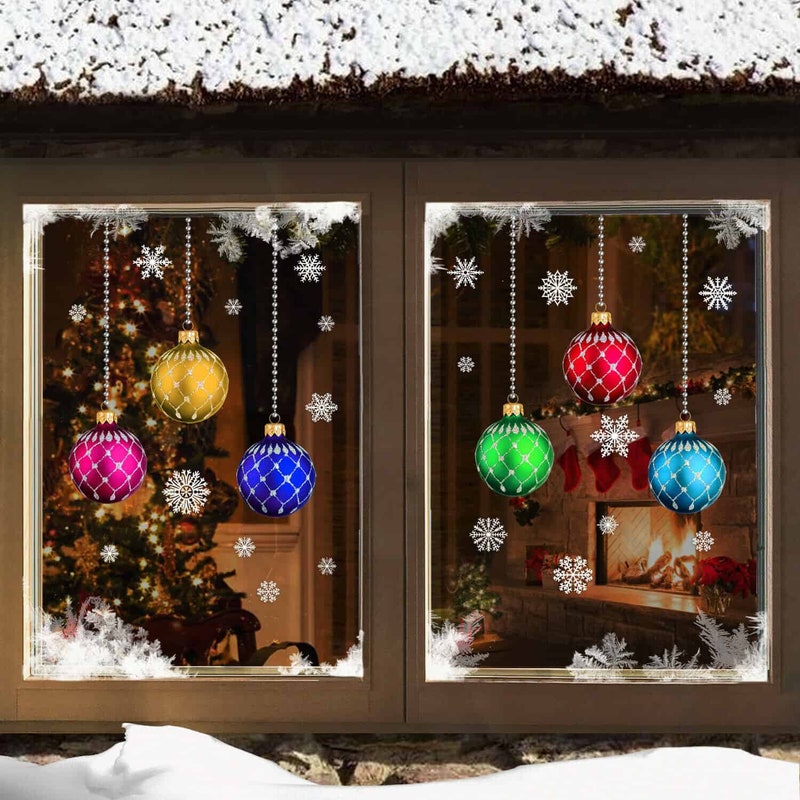 Christmas Window Stickers - Etsy UK