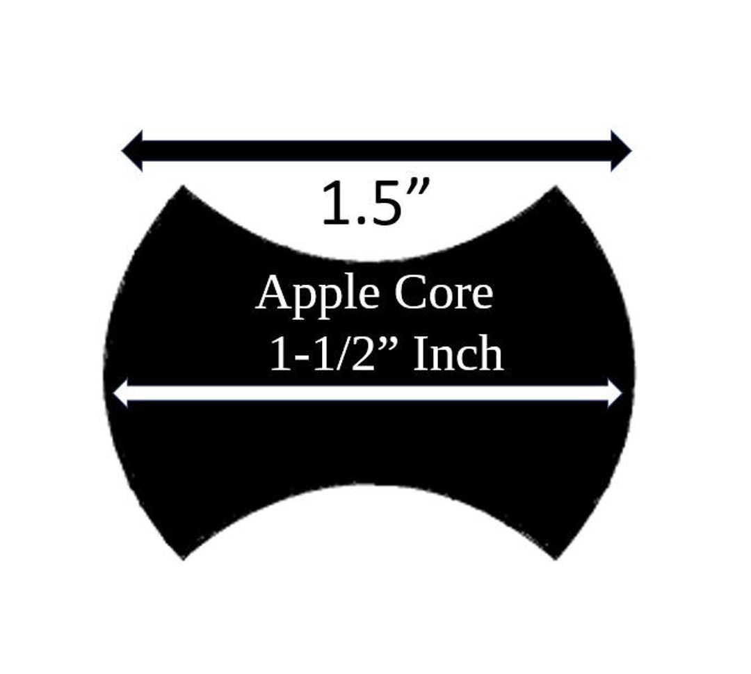 Apple Core EPP 1.5" or 1-1/2" Inch Apple Core for Quilting on the Go ...