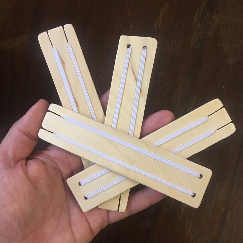 Bobbin Holder Lace Tidy Stacker Storage Maple Stained wood | Etsy