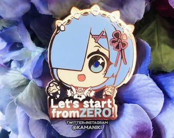 Re Zero Rem Pin - Etsy