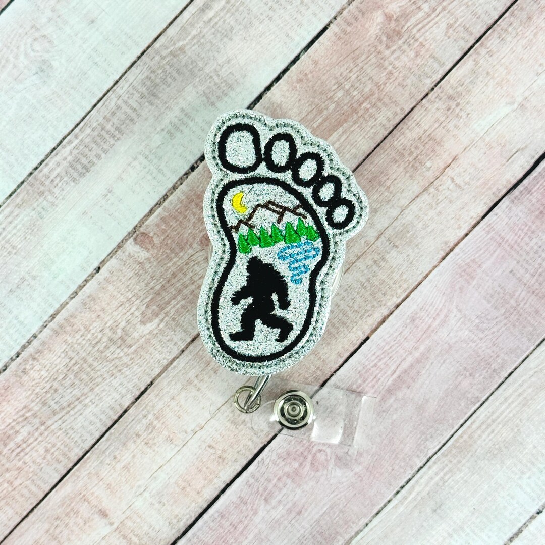 Bigfoot Badge Reel, Funny Badge Reel, Nurse Badge Reel, Teacher Lanyard ...