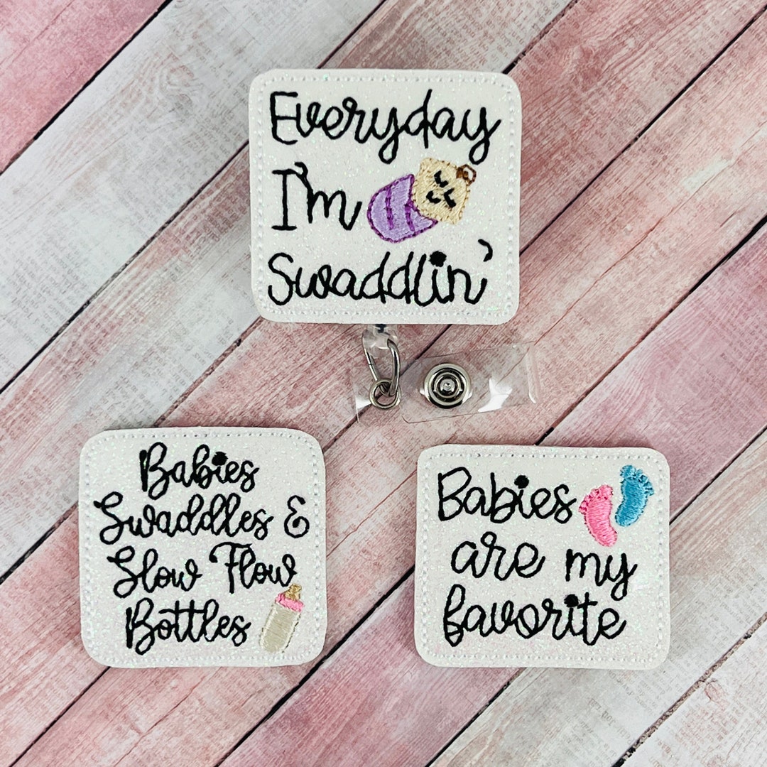 NICU Nurse Badge Reel, Neonatal ID Badge, Baby Badge Reel, Labor and ...