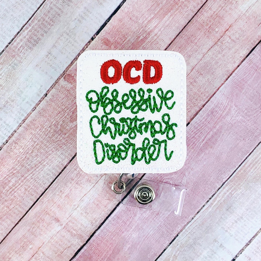 OCD Badge Reel, Badge Holder, Retractable Badge, Lanyard, Nurse Gifts ...