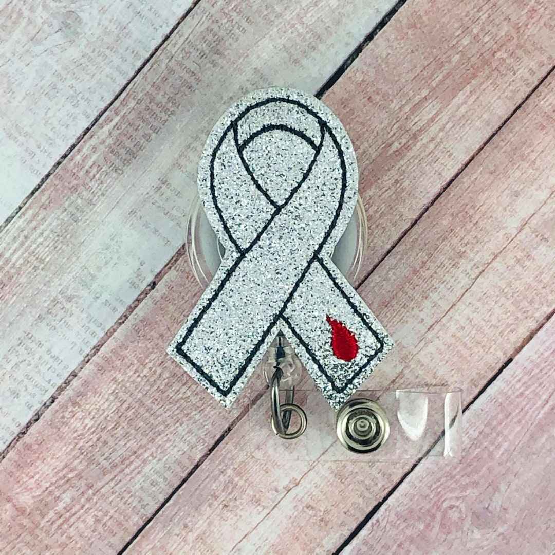 Diabetes Awareness Ribbon Badge Reel - Diabetes Awareness - Badge ...