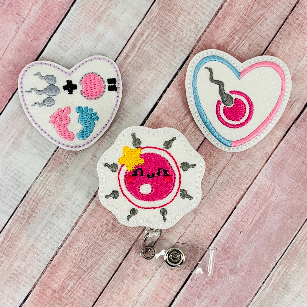 Fertility Badge Reel, Nurse ID Badge Holder, Medical Badge, Medical ...