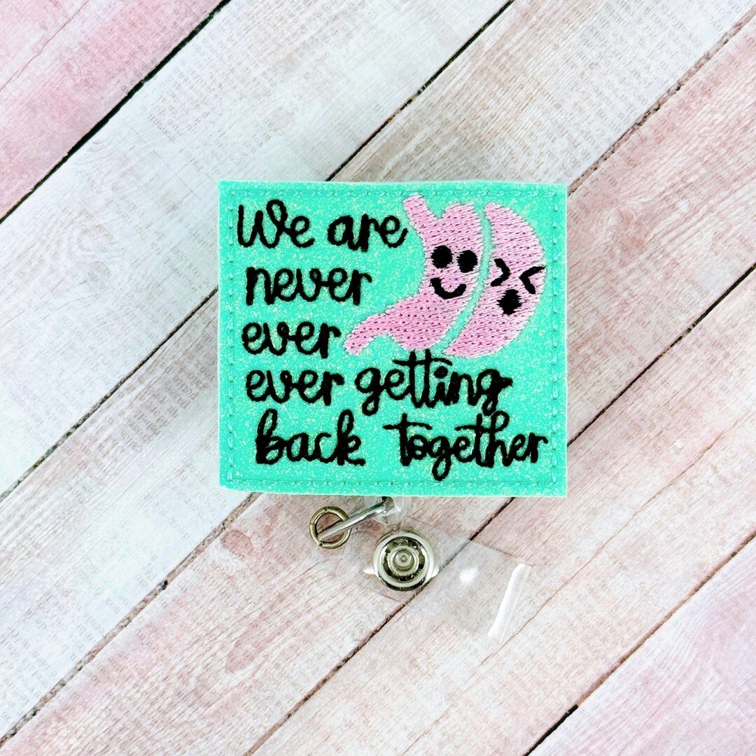 Funny Gastro Badge Reel, GI Badge Holder, Gastroenterology ID Badge ...