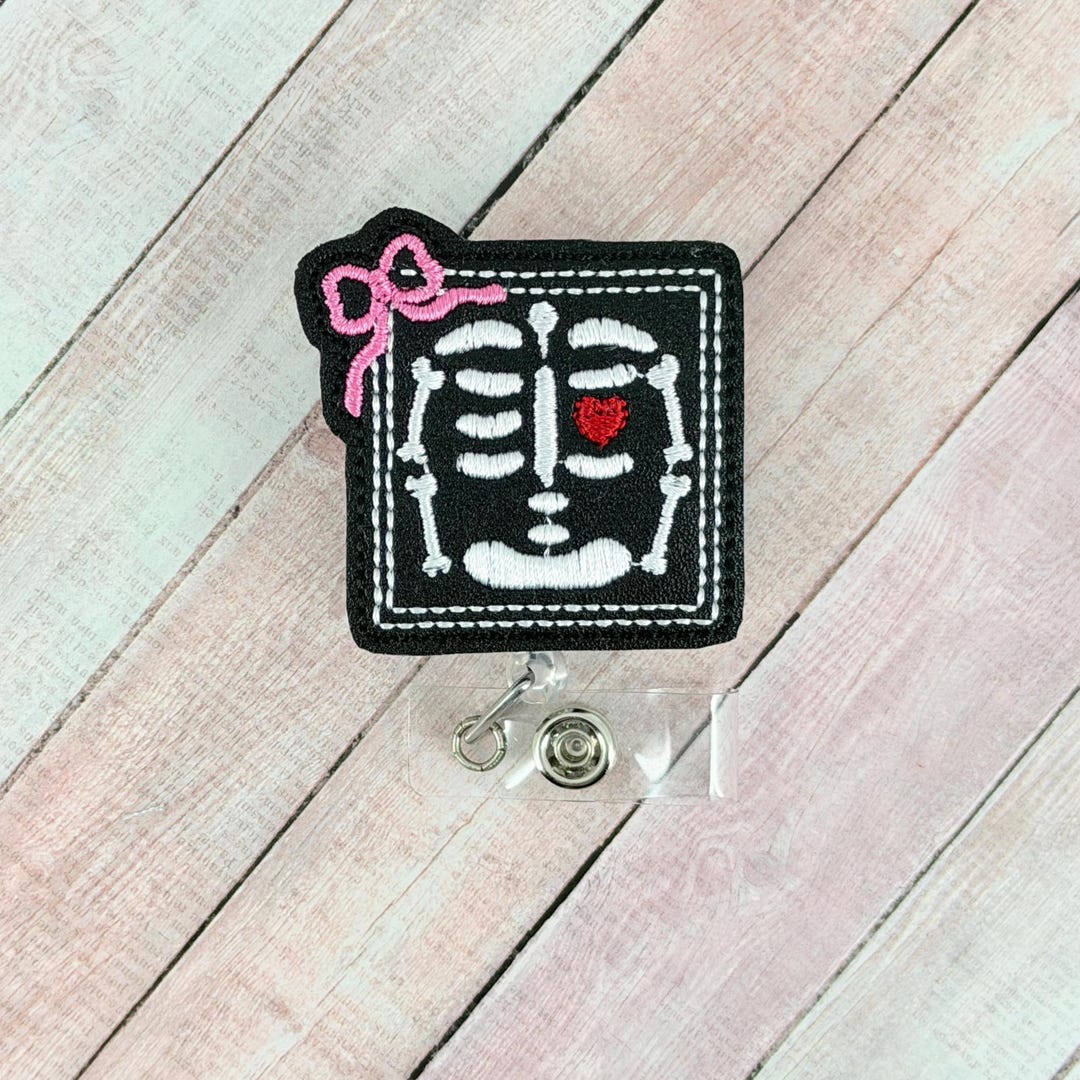 Xray Badge Reel, Radiologist ID Badge Holder, Radiology Nurse ID Badge ...