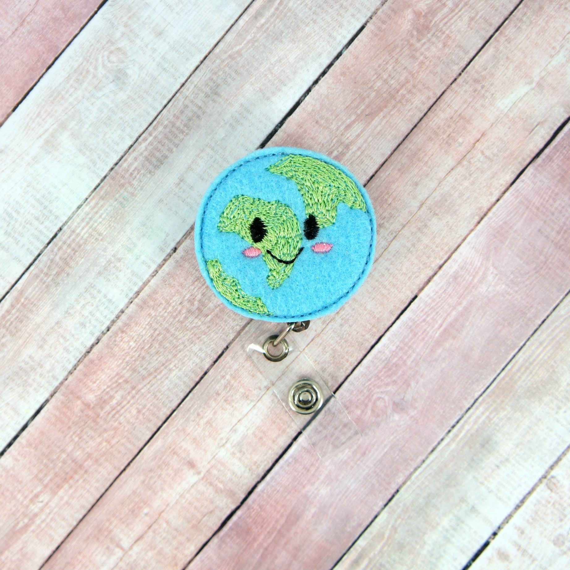Happy Earth Badge Reel Earth Day Badge Reel Badge Reel - Etsy