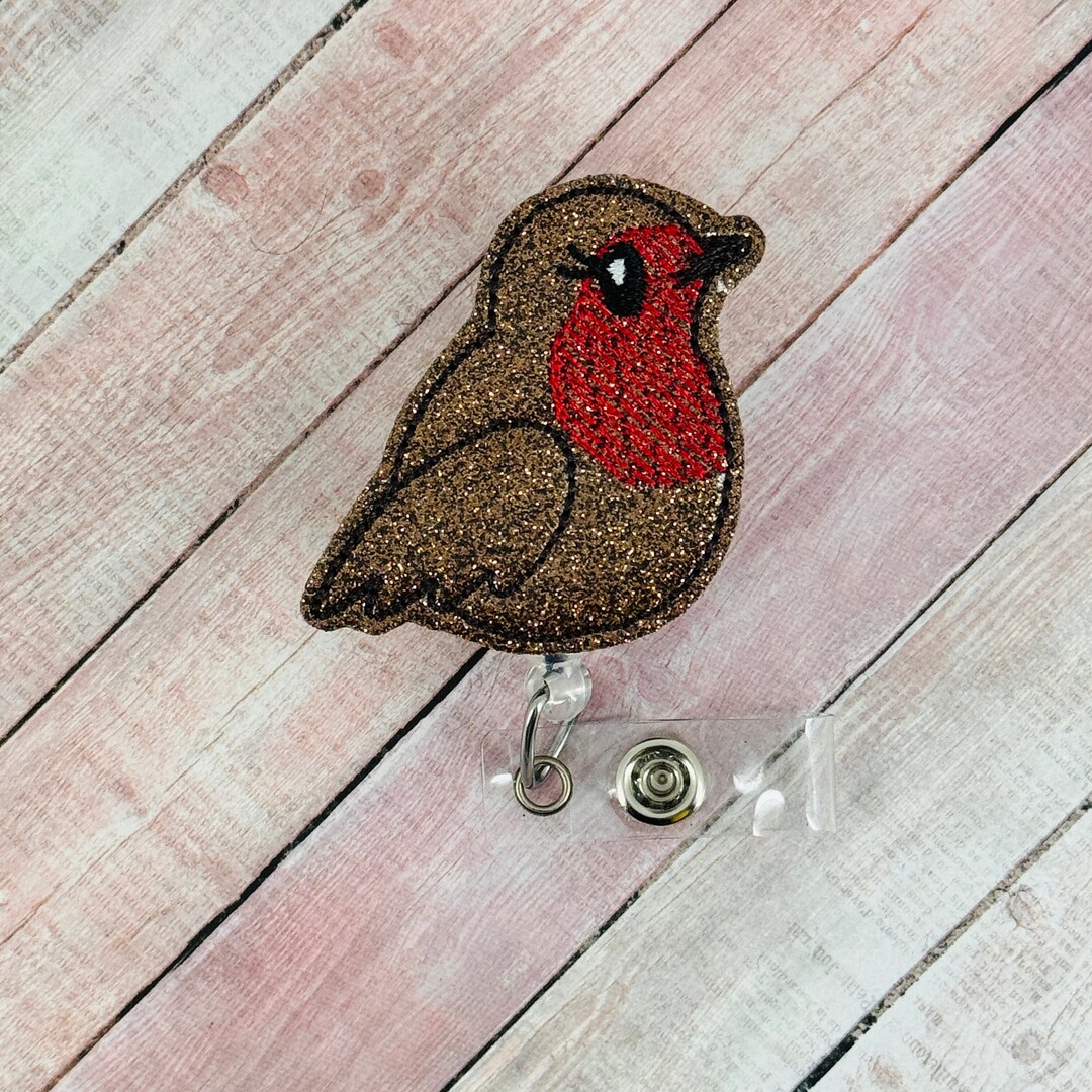 Robin Badge Reel, Spring Bird Badge Reel, Medical Badge Reel, Nurse ...