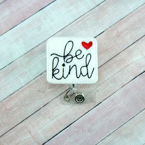 Be Kind Badge Reel Autism Badge Badge Reel ID Badge | Etsy