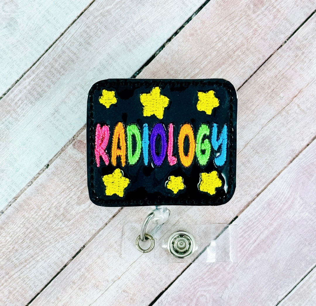 Radiology Badge Reel, Radiologist ID Badge Holder, Radiology Nurse ID ...