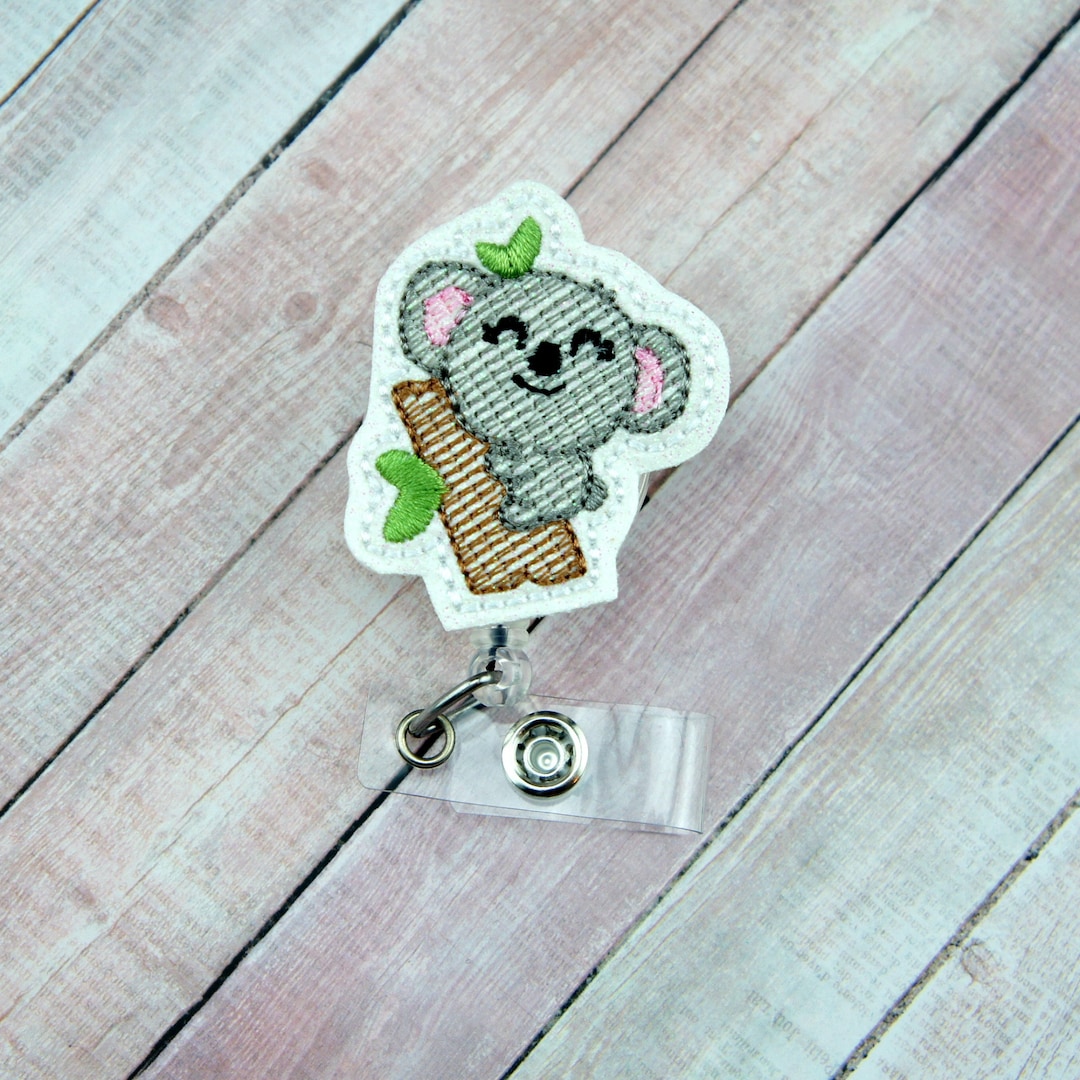 Koala Badge Reel - Koala Badge - Badge Holder - Badge Reel ...