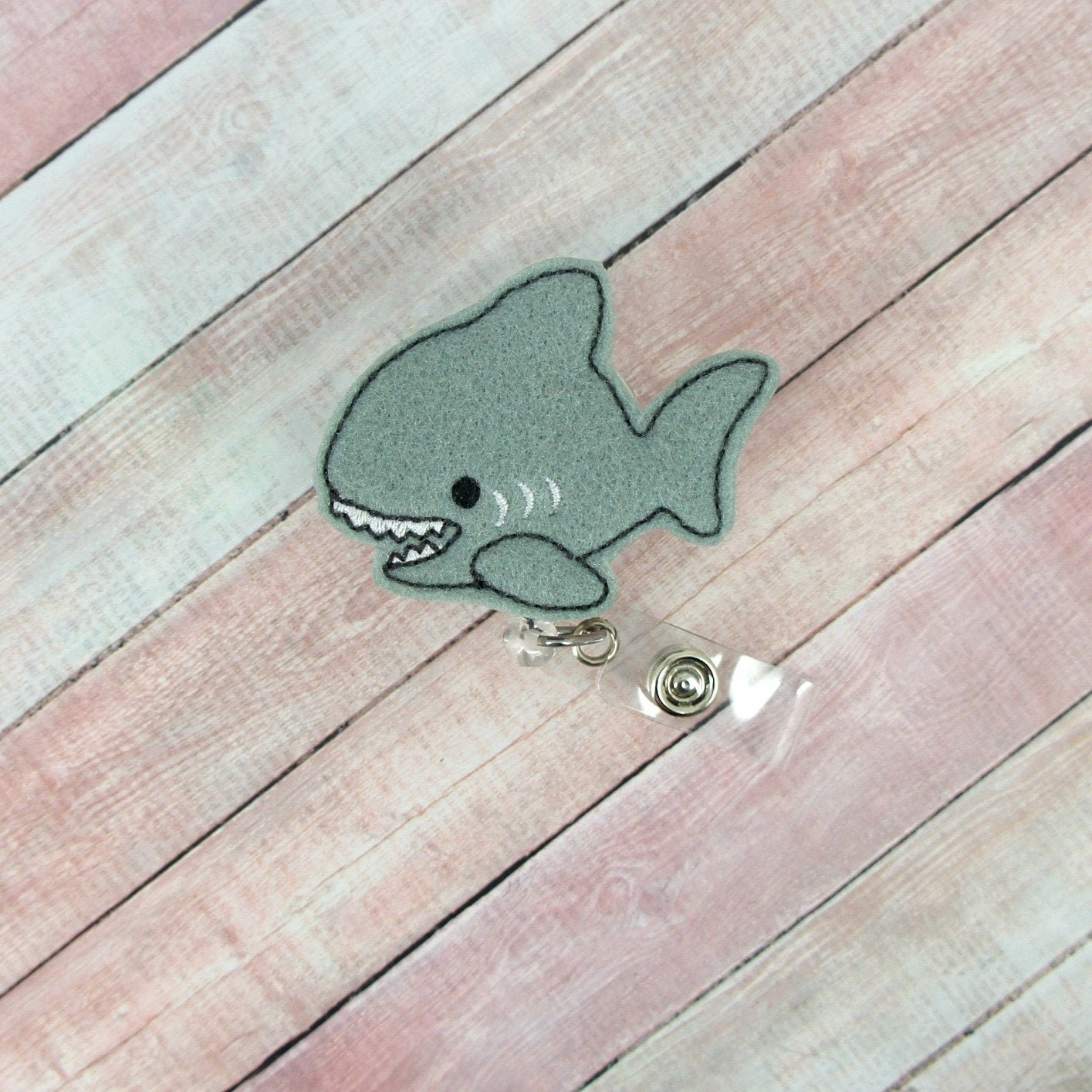 Shark Badge Reel Nurse Gift Shark Gifts Retractable - Etsy