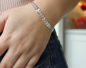 Chevron bracelet | Etsy