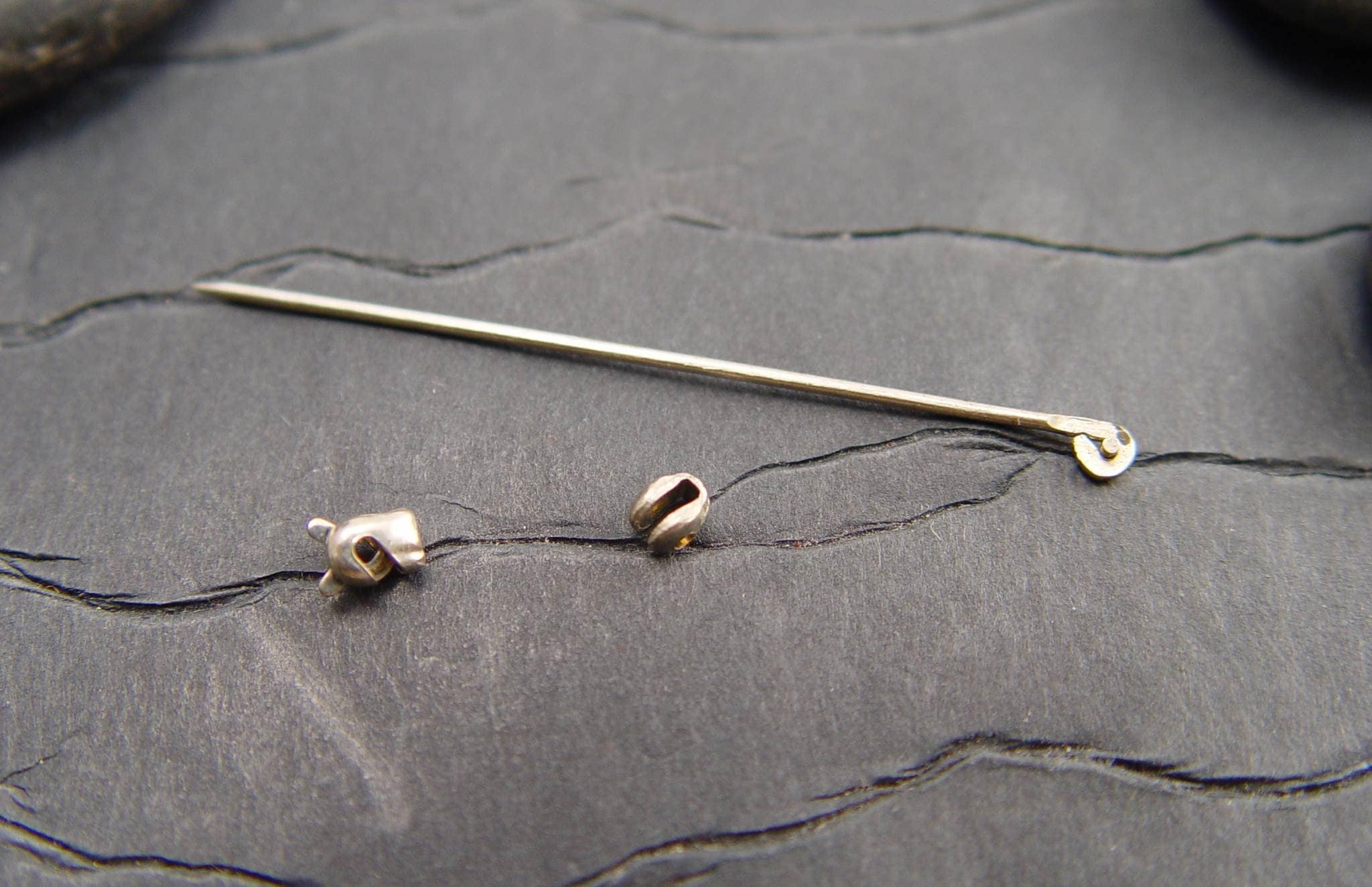 STERLING SILVER Pin or Brooch Backs ONE Complete Set for Repairs or New ...