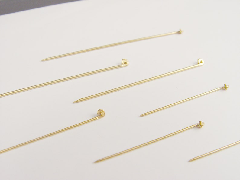 Gold Pin or Brooch Backs ONE for Repairs or New - Etsy