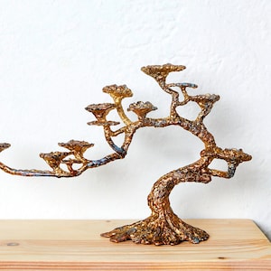 Chanukah Menorah Bonsai Tree Unique Hanukkah Menorah Modern Rustic Look ...
