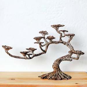 Chanukah Menorah Bonsai Tree Unique Hanukkah Menorah Modern Rustic Look ...