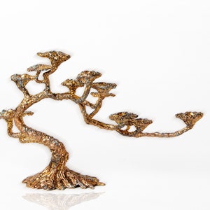 Chanukah Menorah Bonsai Tree Unique Hanukkah Menorah Modern Rustic Look ...