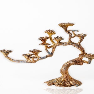 Chanukah Menorah Bonsai Tree Unique Hanukkah Menorah Modern Rustic Look ...