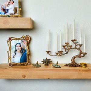 Chanukah Menorah Bonsai Tree Unique Hanukkah Menorah Modern Rustic Look ...