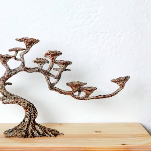 Chanukah Menorah Bonsai Tree Unique Hanukkah Menorah Modern Rustic Look ...