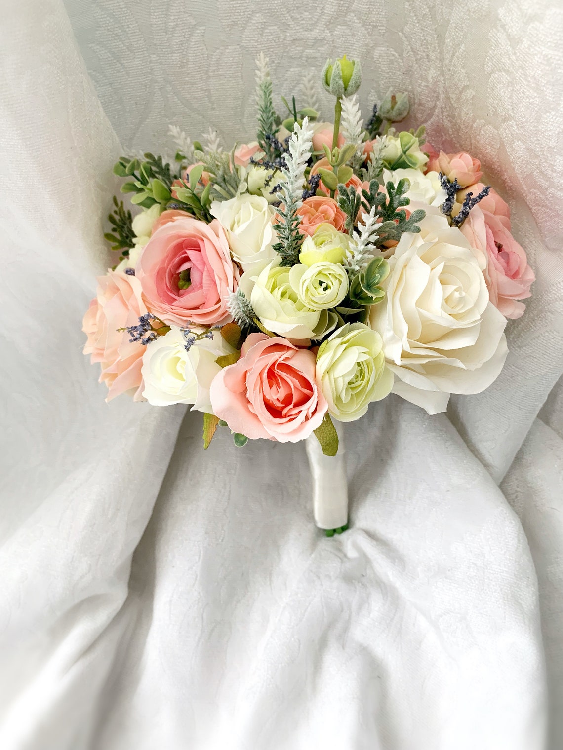 Mauve Wedding Boho Bridal Bouquet Dusty Rose Wedding Bouquet Dusty ...